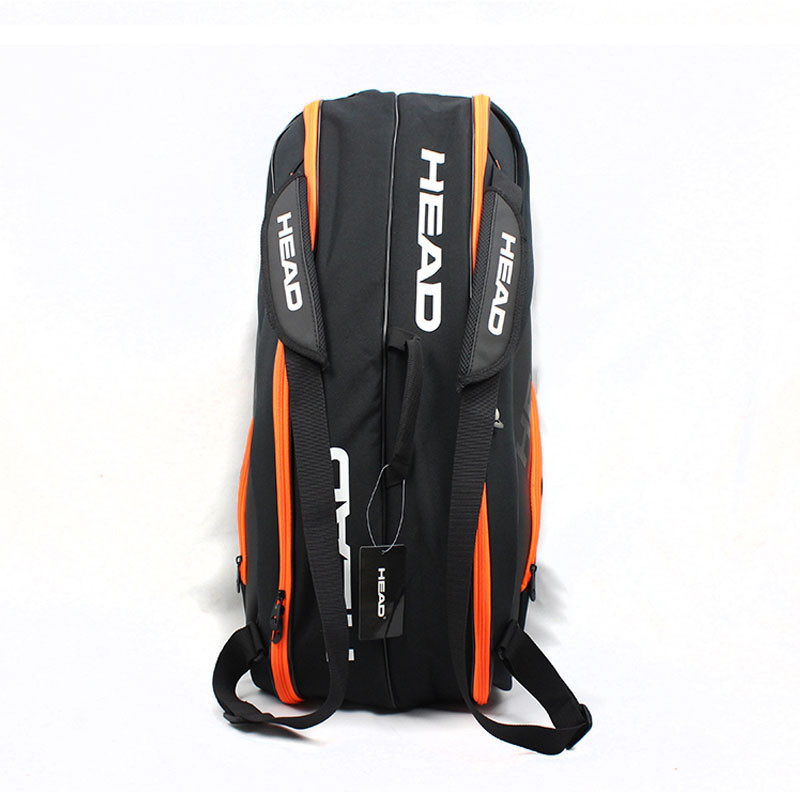 HEAD 6 Pieces Tennis Rackets Bag Hard Shell Sports Bag Large Capacity 9 ...