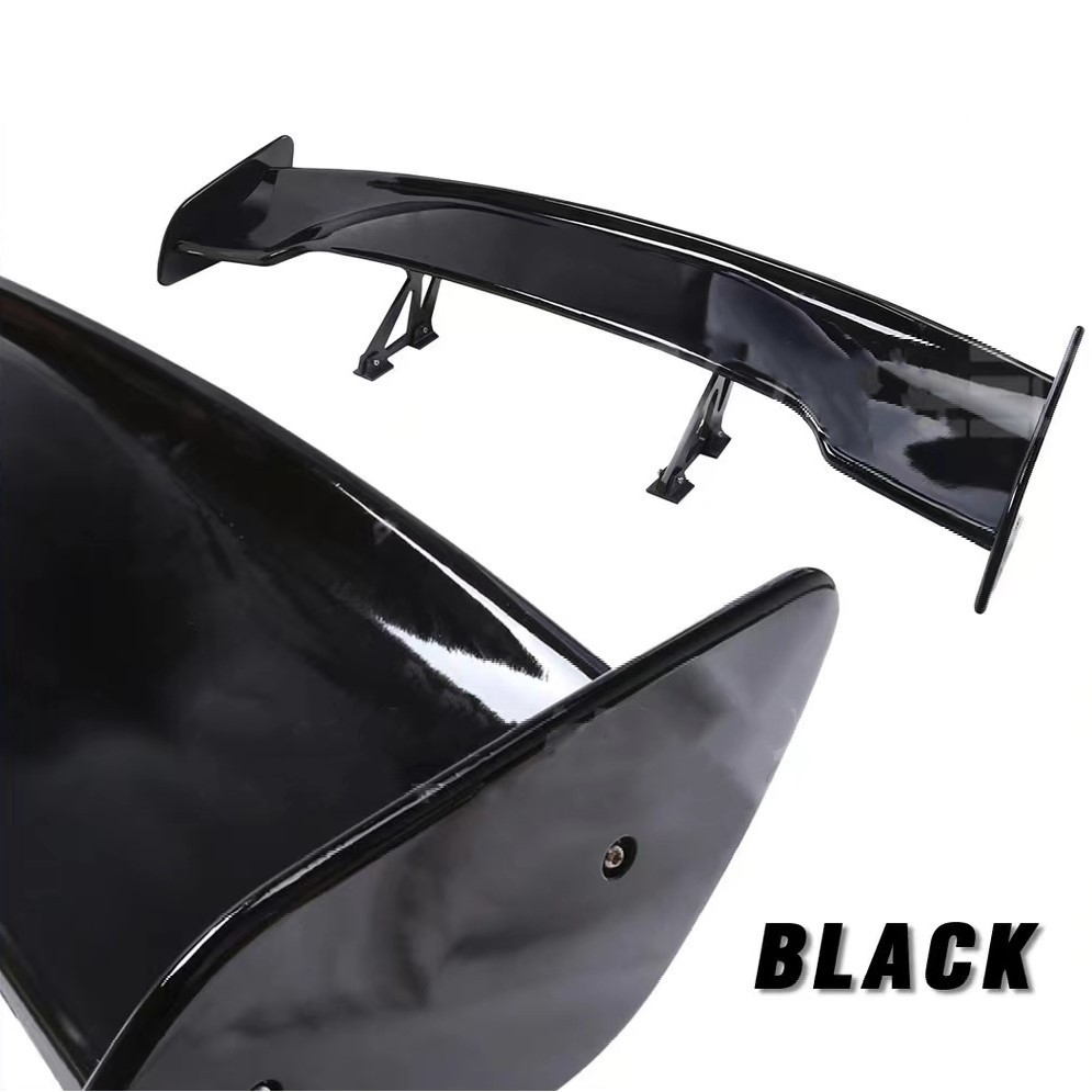 Car Universal 57" GT Trunk Rear Spoiler Wing Aluminum Leg Stem Black ...