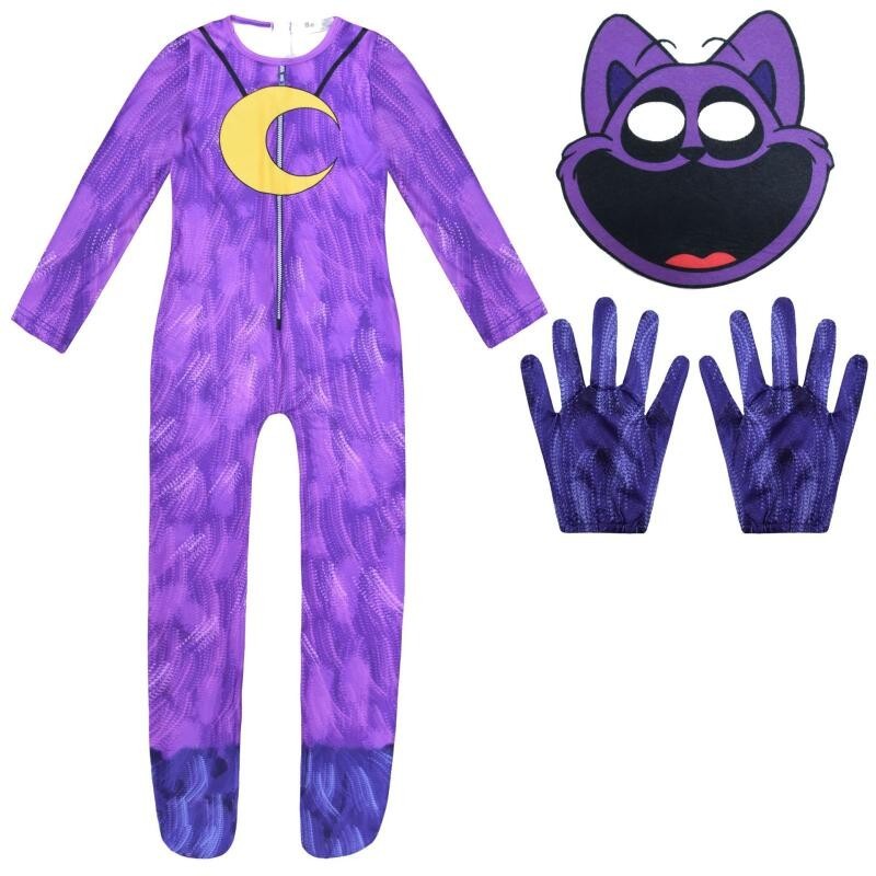 Smiling Critters Catnap Cosplay Costume Bodysuit Poppy Playtime3 Baby ...