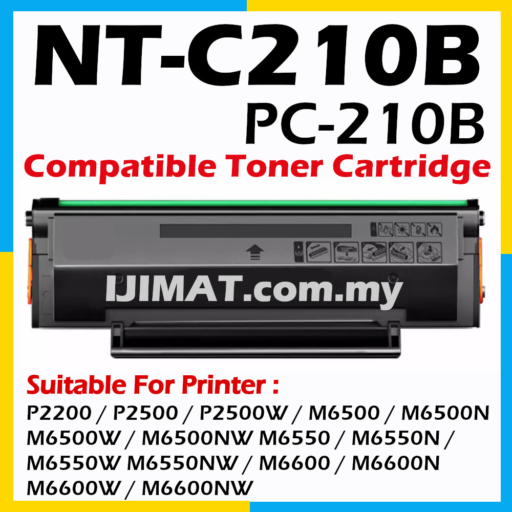 Compatible Toner for Pantum NTC210B NTC211B PC211E PC210 PC210B PC-210 ...