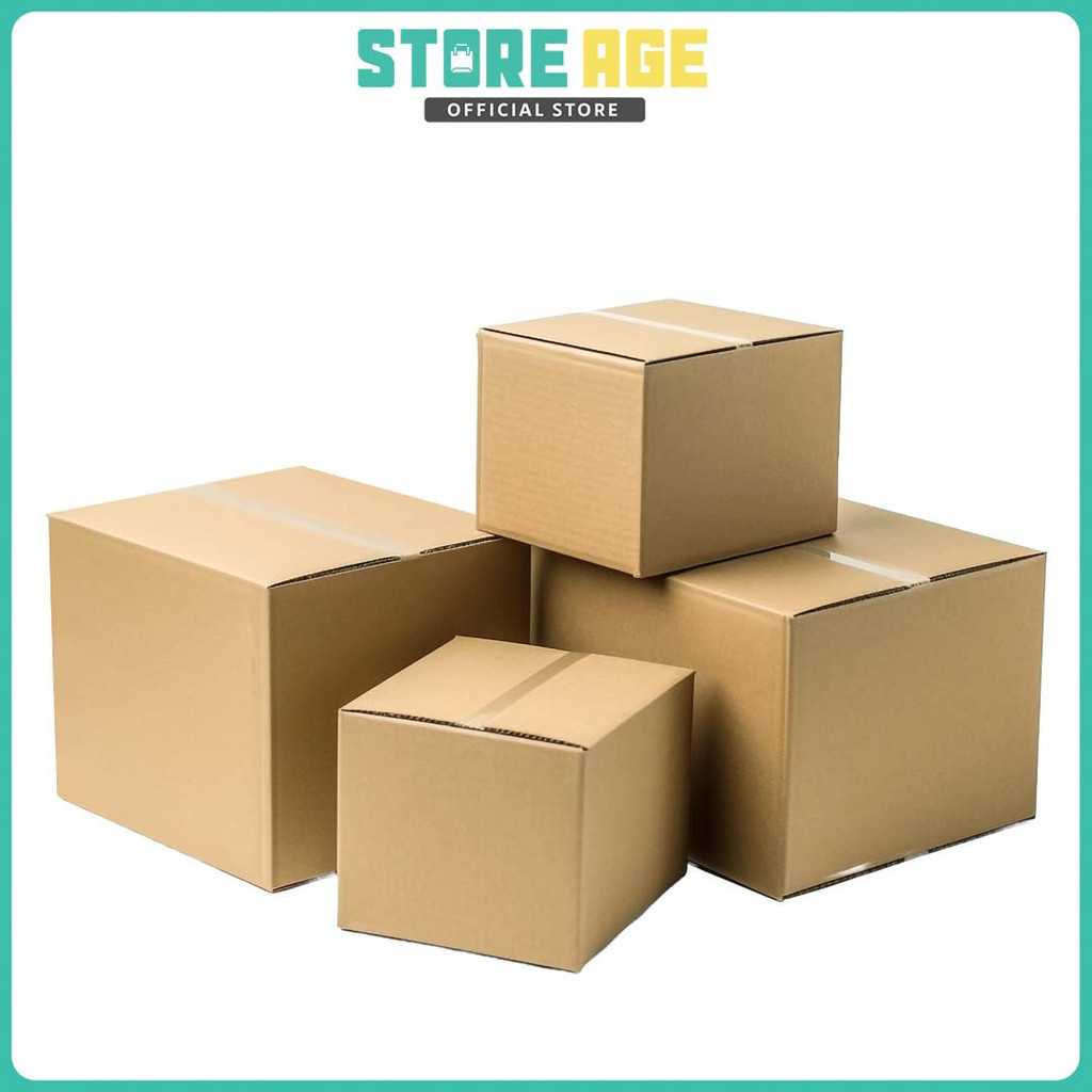 Store Age [5pcs] BIG SIZE Carton Box Packaging, Moving Box, Parcel Box ...