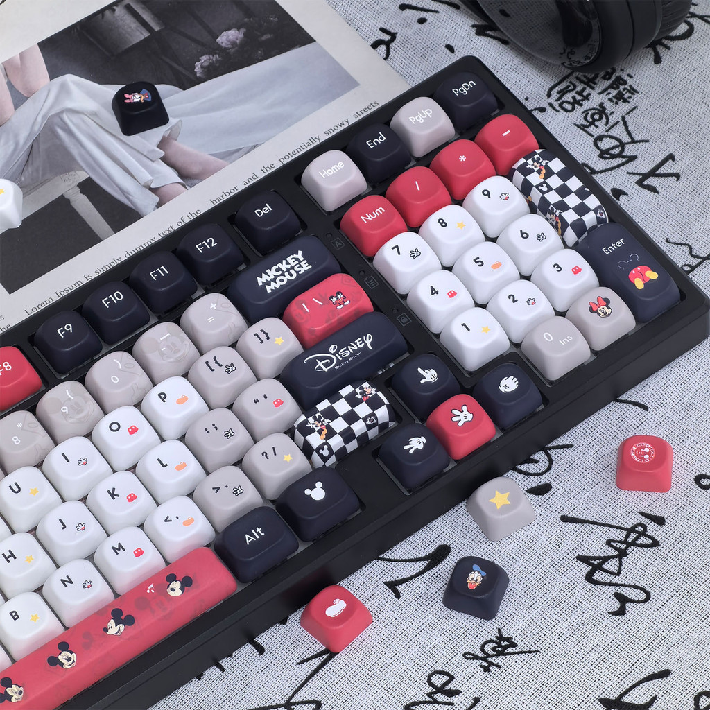 Disney Mickey Original Keycap MOA Profile PBT Five-sided Sublimation ...