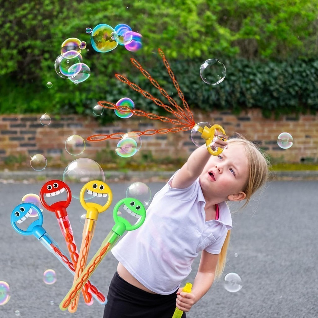 32 Holes Bubble Stick Blow Bubble Wand 5 In 1 Bubble Blowing Stick for ...