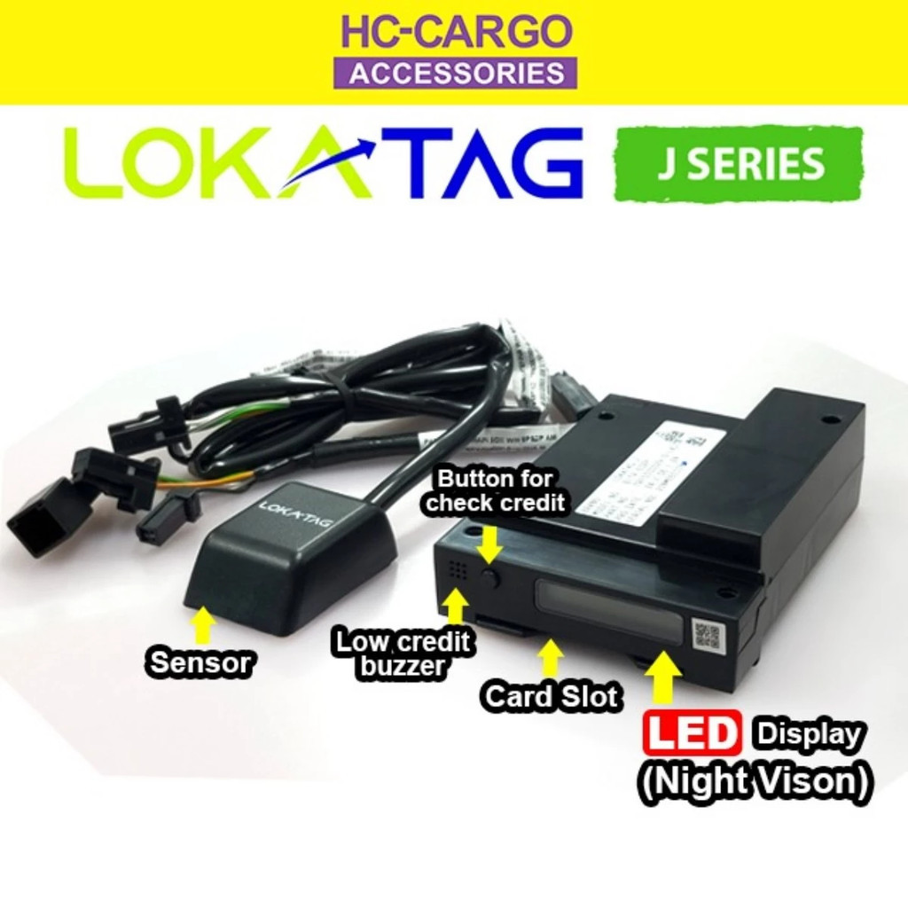 LOKATAG J Series Built-in Toll Reader - RECON Car ETC System Toyota ...