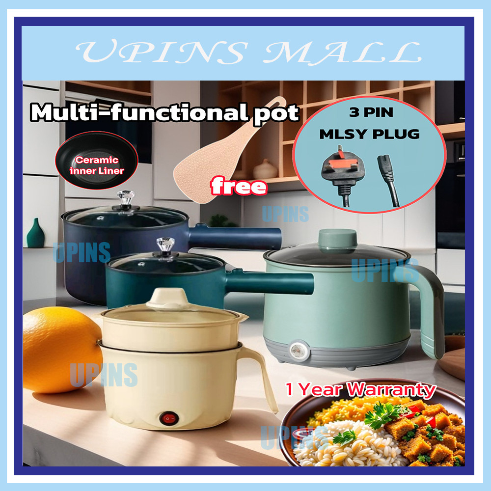Upin-New Generation Green Electric NonStick Ceramic Multi Cooker Mini ...