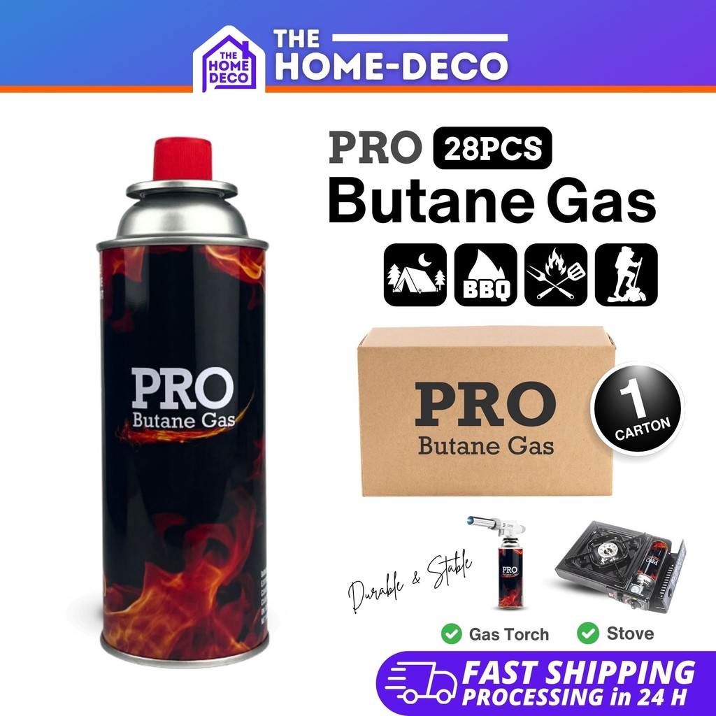 1 Carton Portable Gas Cylinder 230g PRO Butane Gas Canister Cartridge for Stove Flame Torch ...
