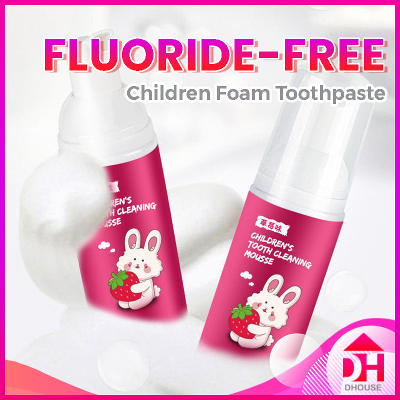 Children Foam Toothpaste Kids Plaque Reduction Stain Removal Oral Care ...