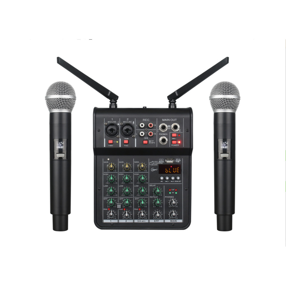 in stock Ma4-mic Audio System Professional Audio dj Mixer Mini Mixer 2 ...
