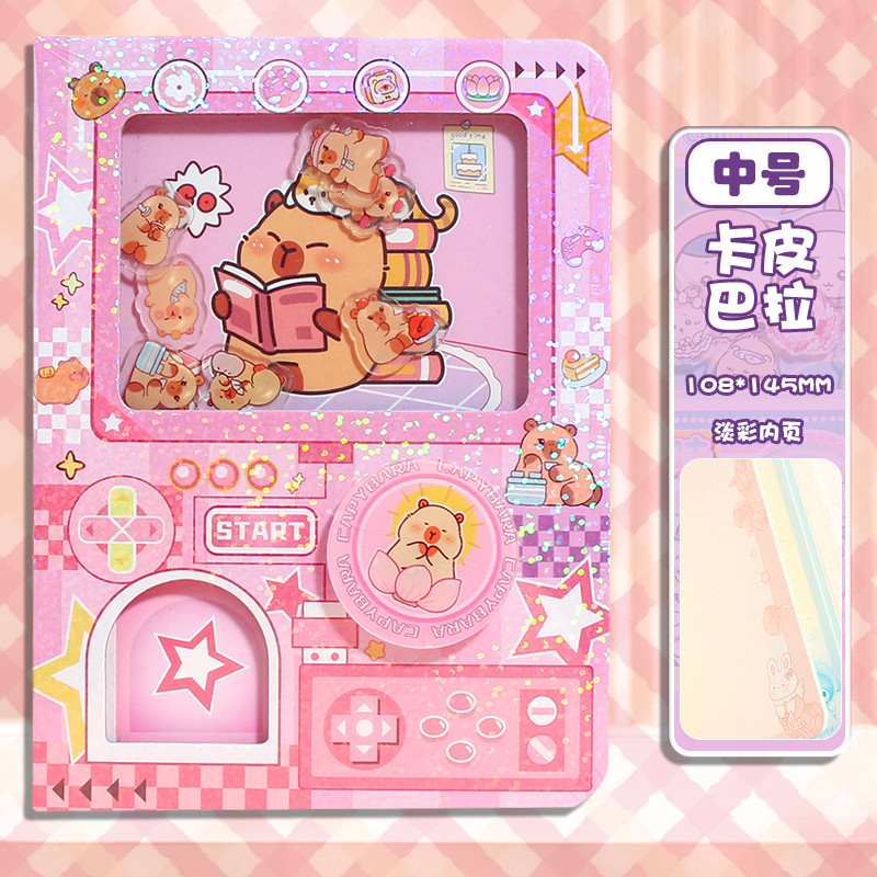 【Upgraded】 Kuromi My Melody Gacha Machine Notebook Capybara Creative ...