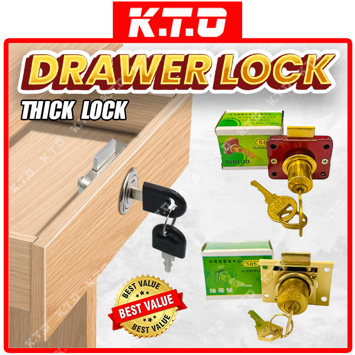 1pcs 505 Cabinet Drawer Lock Square Security Drawer And Furniture ...