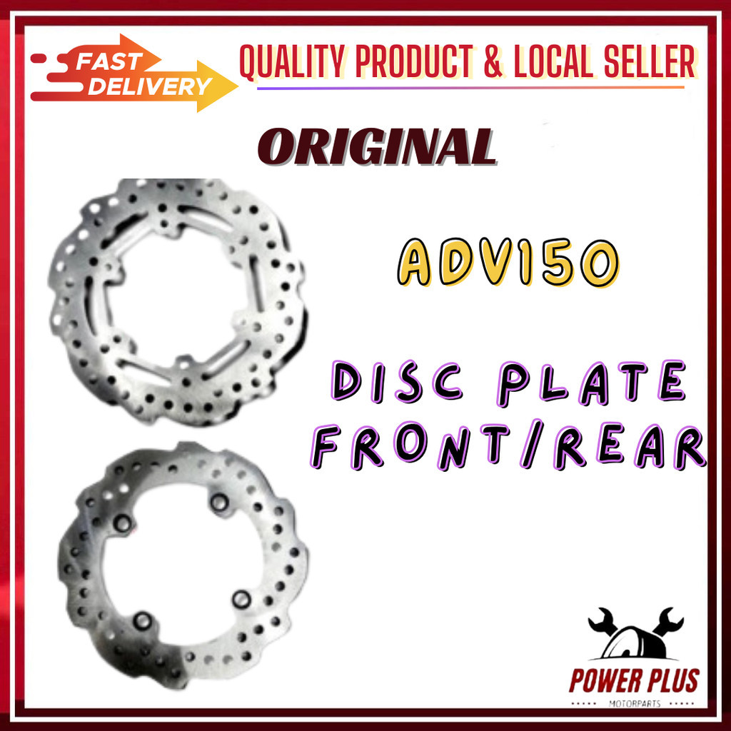 Original Honda ADV150 ADV 150 Front Rear Disc Plate Piring Disk Brake ...