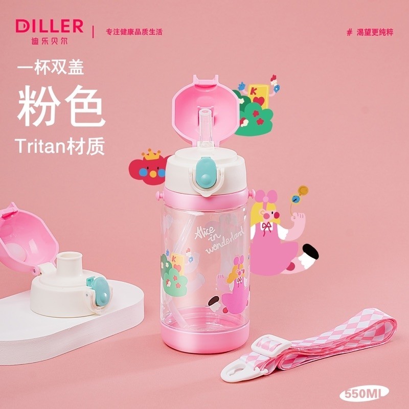 Diller Budak Air Botol Tritan 2 fungsi Sukan Sekolah FunKid ...