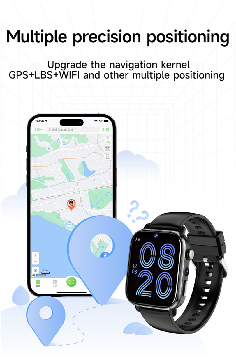 I1 4G Android smart watch with SIM card Solt and WiFi smartwatch 4G 4 ...