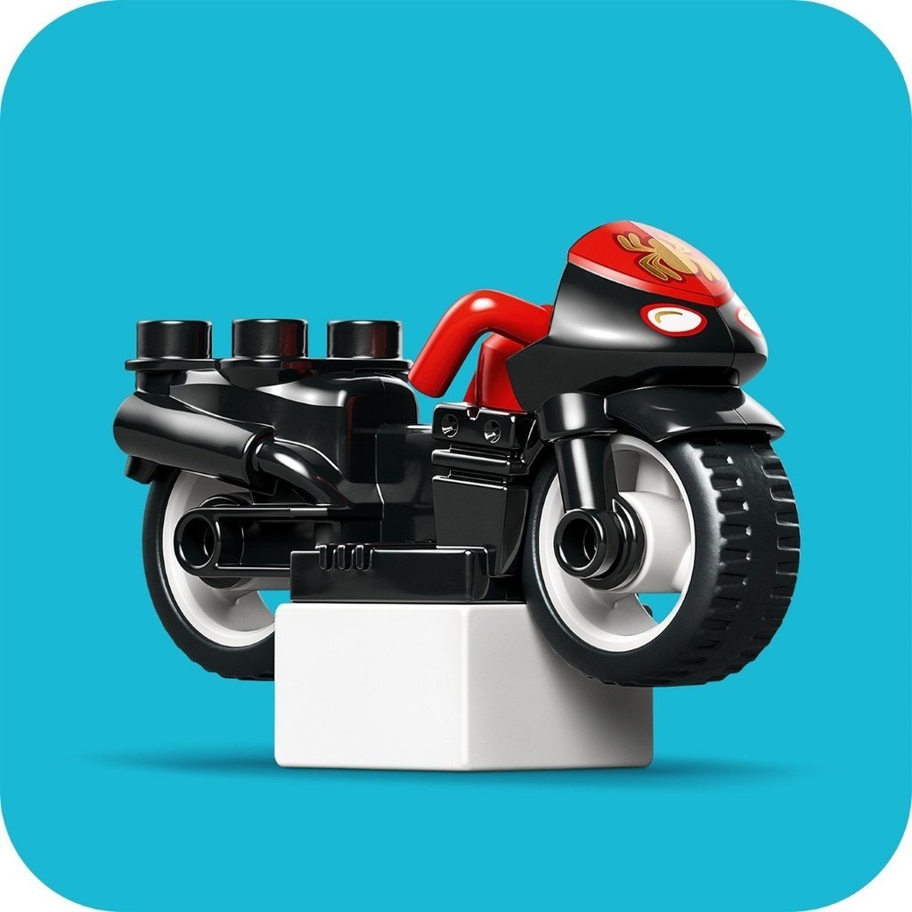 LEGO 10424 Duplo Spin's Motorcycle Adventure Building Toy Set (24 ...