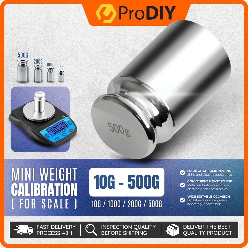 1PCS Mini Calibration Weight Scale Gram Reset Digital Precision ...