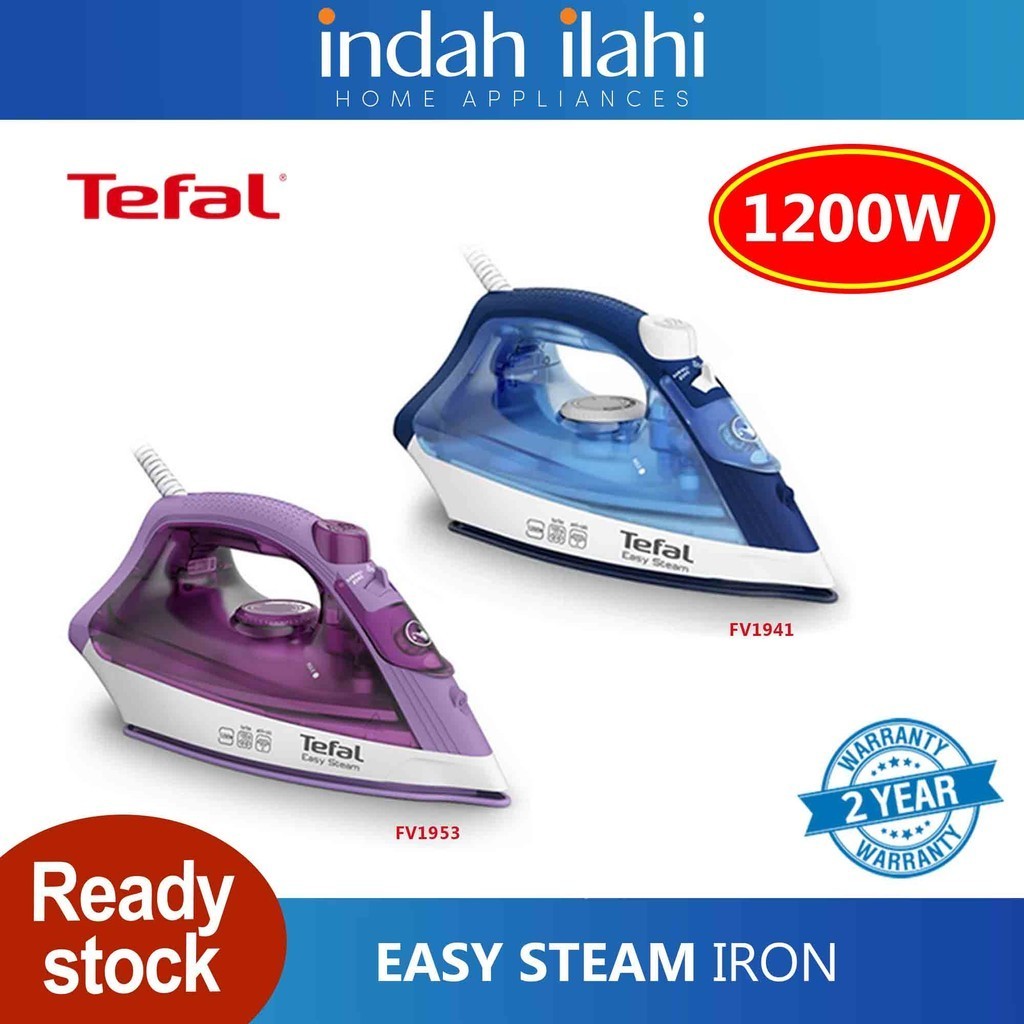Tefal Seterika Stim Steam Iron Essential FV1953 FV1941 | Shopee Malaysia