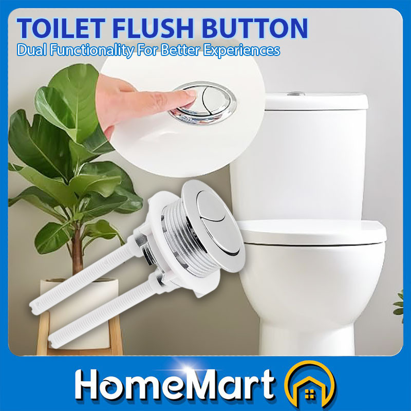 Valve Flush Toilet Press Button Button 3 Sizes Dual Functionality Press ...