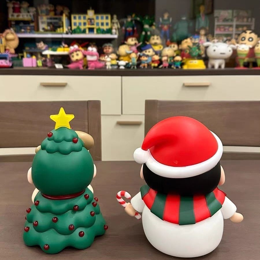 [Bingo] Crayon Shin-Chan Cartoon Model, Cute Christmas Tree Shin-Chan ...