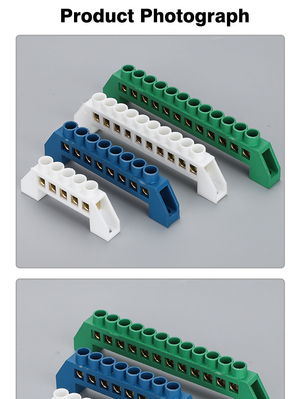 Bridge Type Zero Line Ground Bar Grounding Copper Bar Distribution Box ...