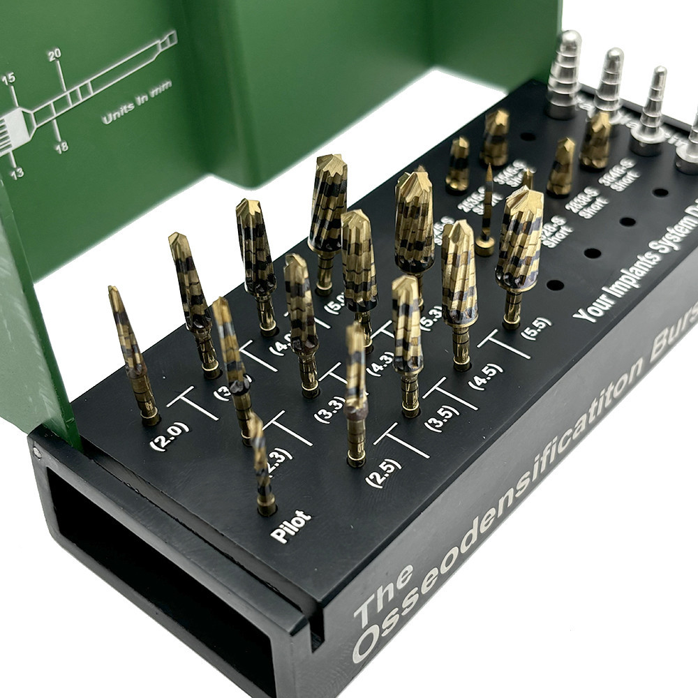 24Pcs Dental Osseodensification Burs Kit Implant System Drivers Drills ...