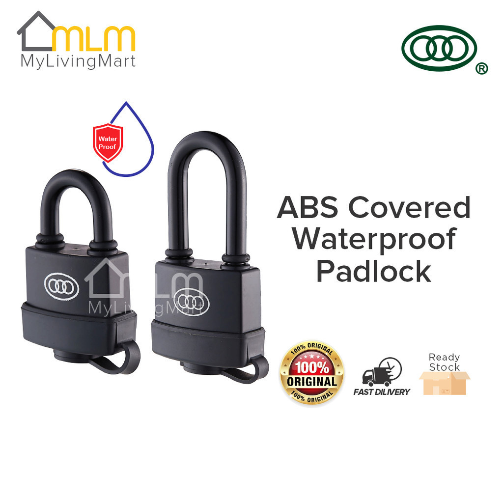 TRI-CIRCLE Heavy Duty Weatherproof Padlock Weather Resistant Padlock ...