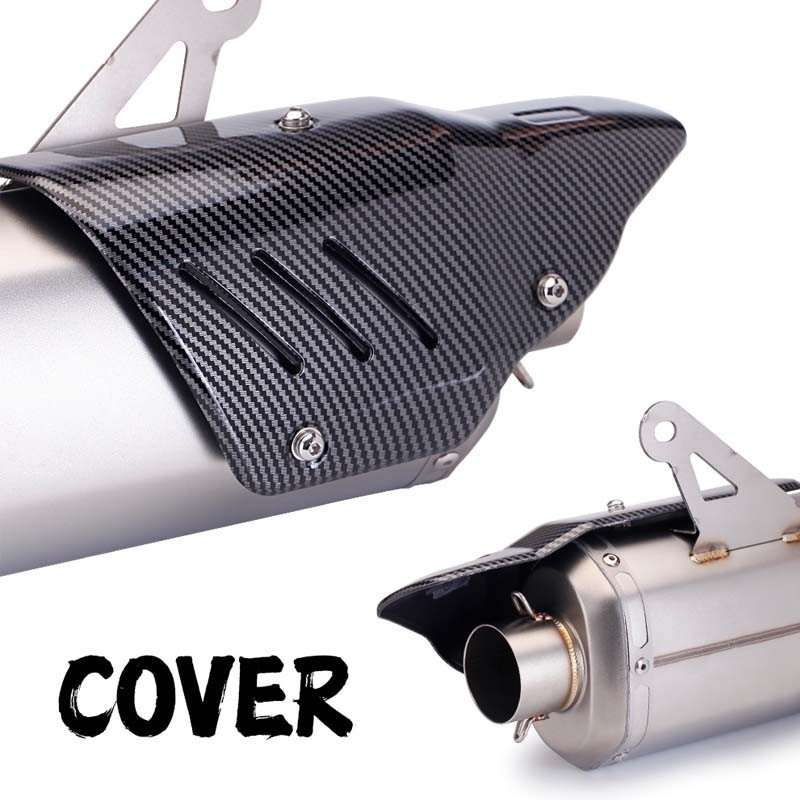 51MM I.D Universal Akrapovic Dual Hole Big Muffler S8 Akra Exhaust ...