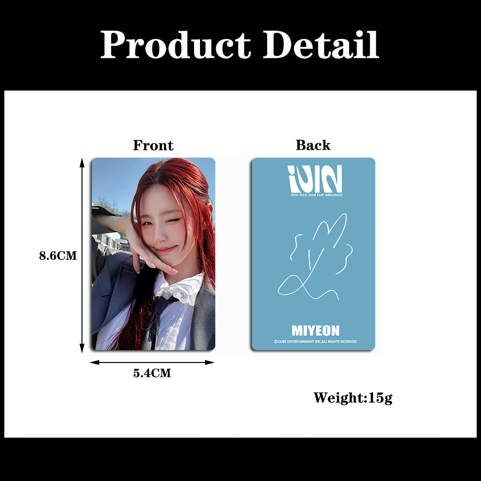 Kpop GIDLE Fate Song Card MINNIE Small Card Favorite Card | Shopee Malaysia