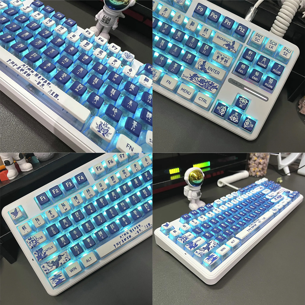 【Pudding Keycap Collection】Peach Rabbit Pudding Keycap ASA Profile PBT ...