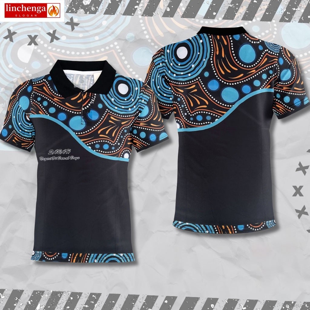 Jersey T-shirt Sabah Negeri Di Bawah Bayu Corak etnik Tribal Proud ...