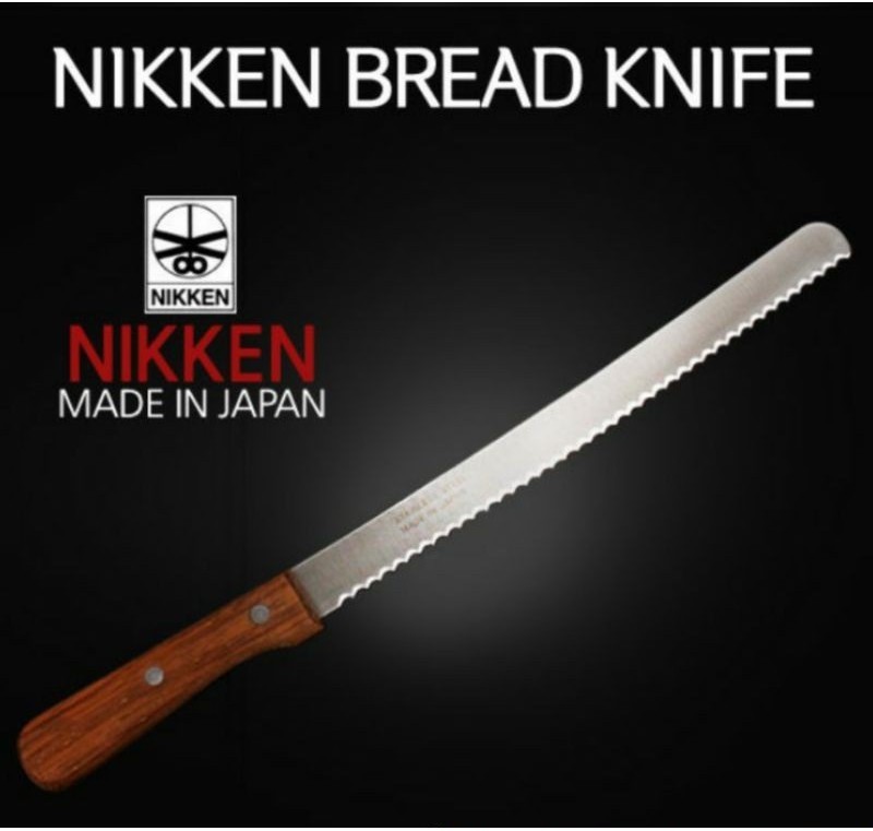 10"/12"/14" JAPAN NIKKEN Stainless Steel / Bread / Cake / Watermelon ...