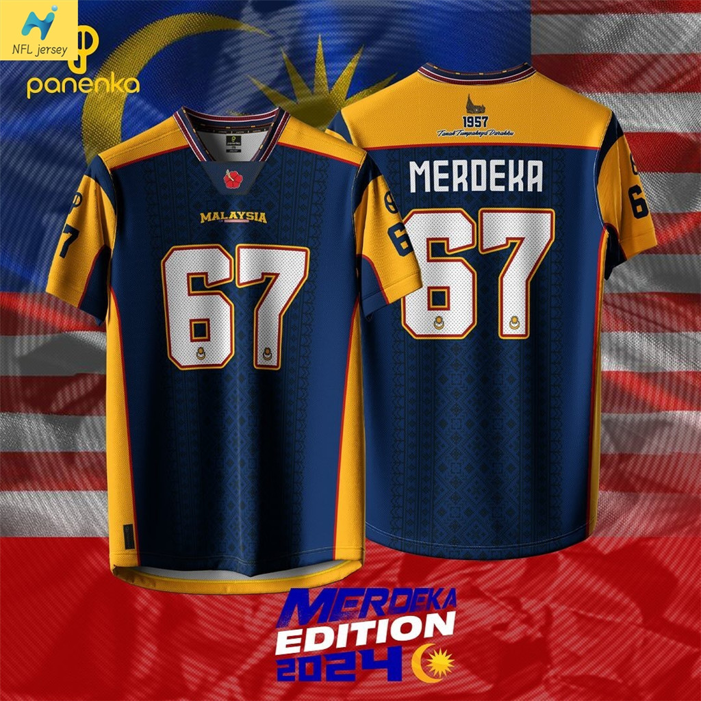 NFL jersey-MERDEKA !! Malaysia 67th Merdeka 2024 Design Sublimation ...