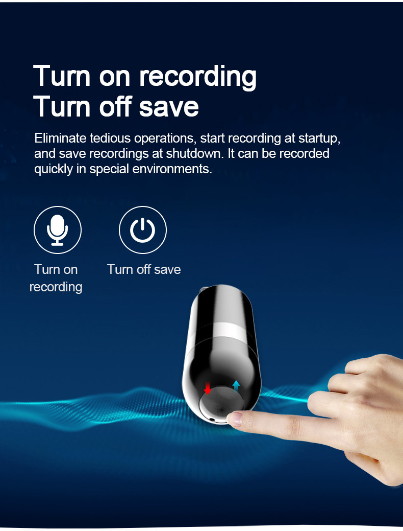 STTWUNAKE Mini Voice Activated Recorder Necklace Spy Digital Audio ...