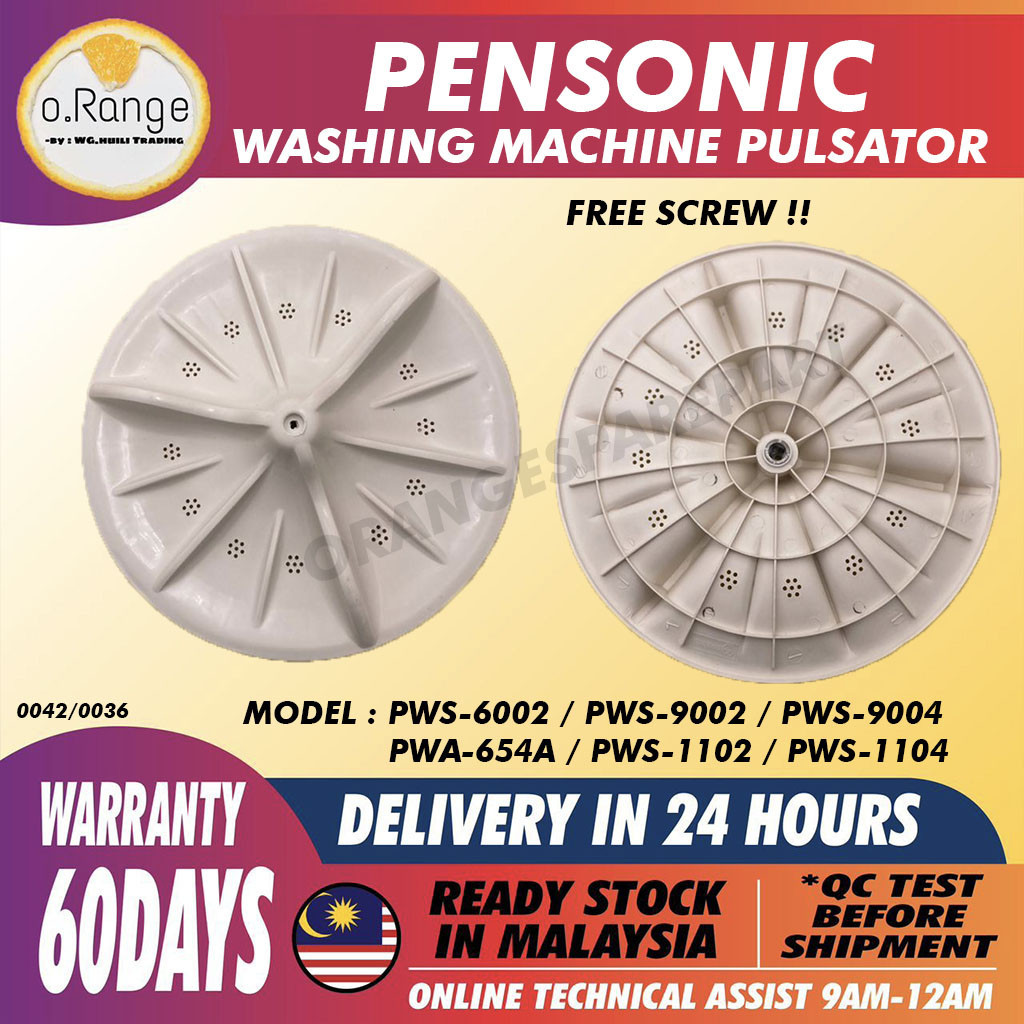 PWS-6002 PWS-9002 PWS-9004 PWA-654A PWS-1102 PWS-1104 PENSONIC Washing ...