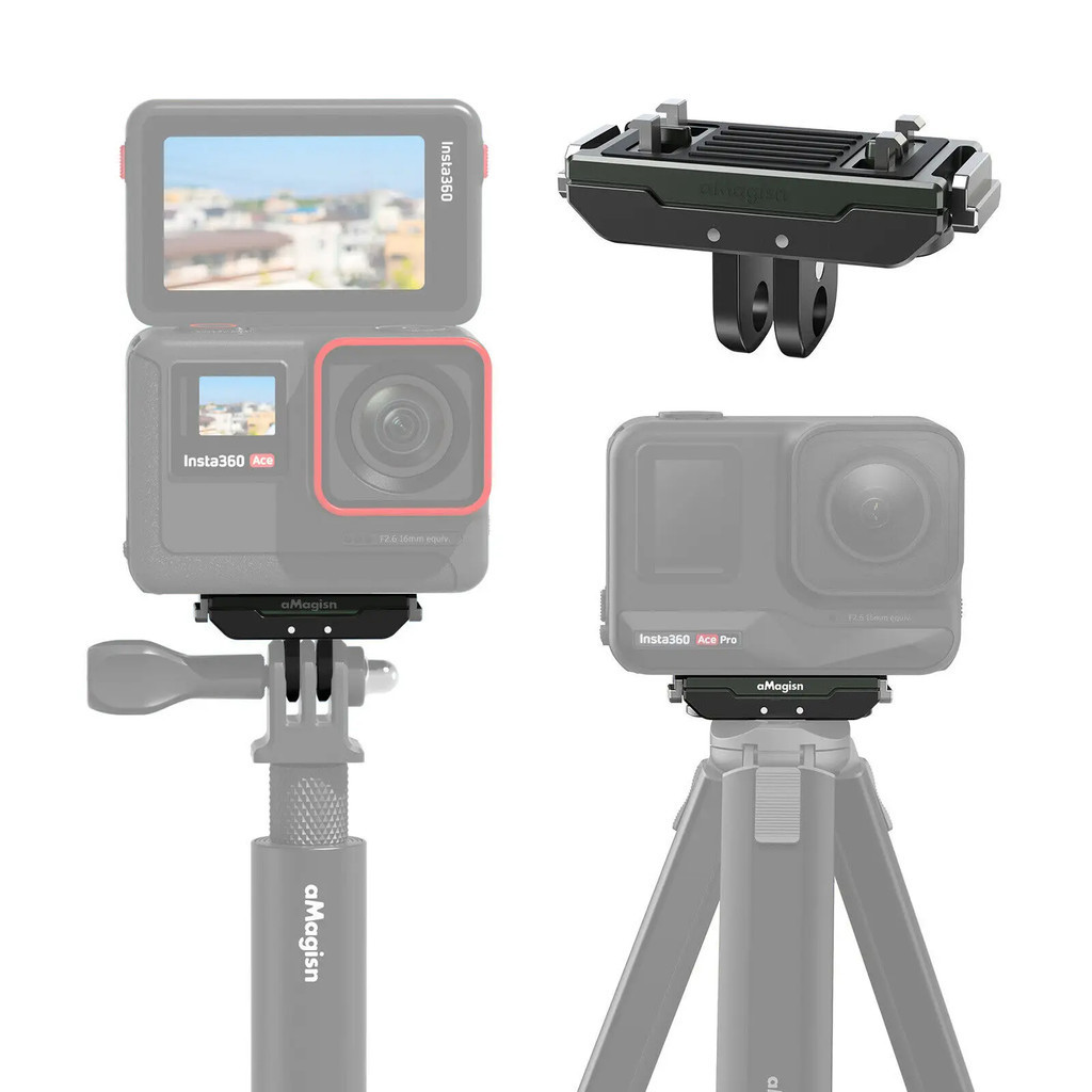 AMAGISN Magnetic Quick Release Mount for Insta360 X4/X3/X2/Ace Pro ...