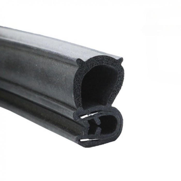 1M EPDM U-Shaped Metal Skeleton Sealing Strip Waterproof And Dustproof ...