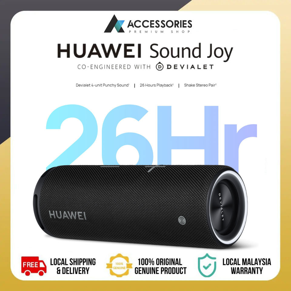 HUAWEI Sound Joy Bluetooth Speacker Co-Engineered DEVIALET | Devialet 4 ...