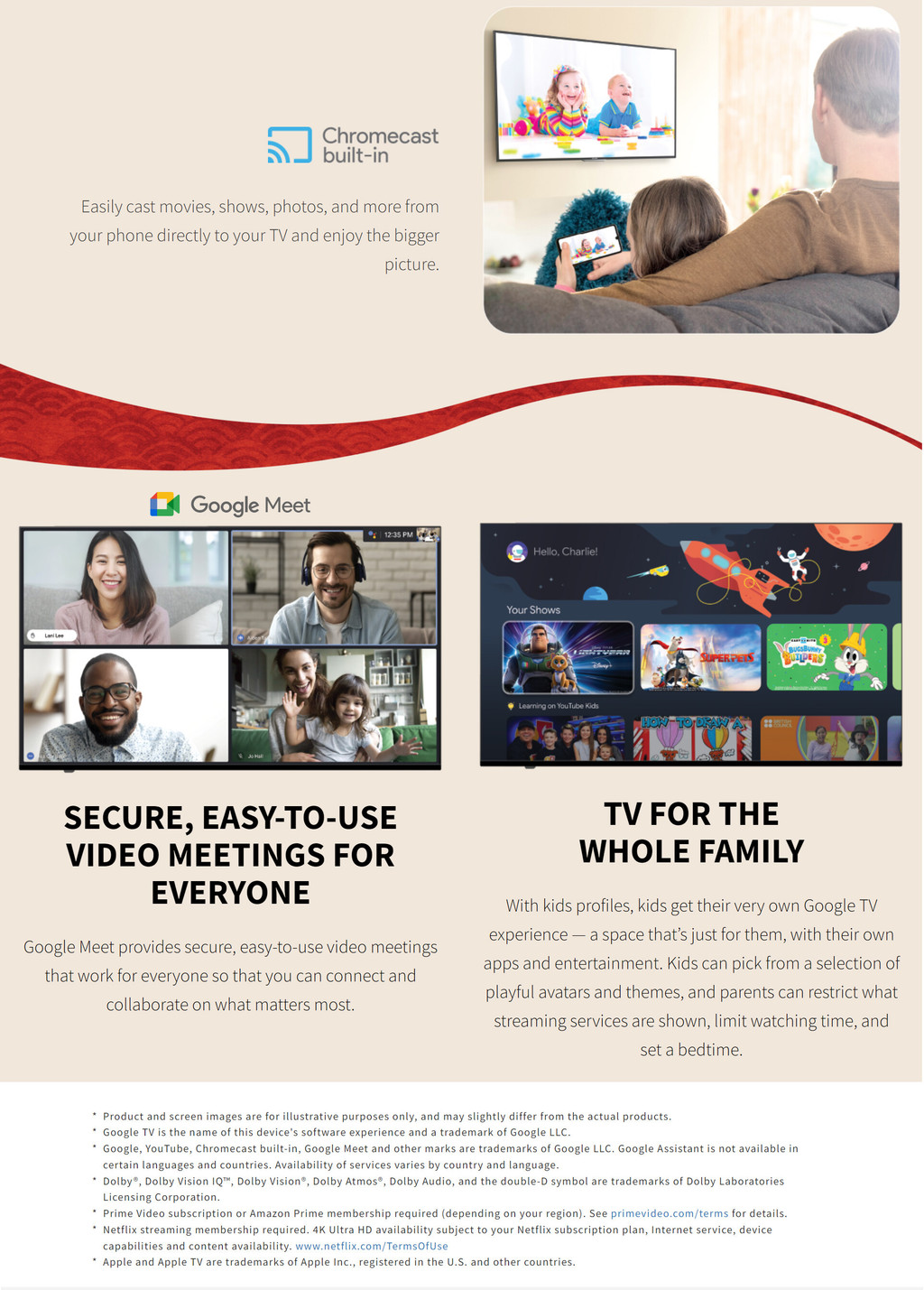 Sharp 65 Inch 4K UHD Google TV 4TC65FJ1X | Game Low Latency | ALLM VRR | Streaming Optimizer ...