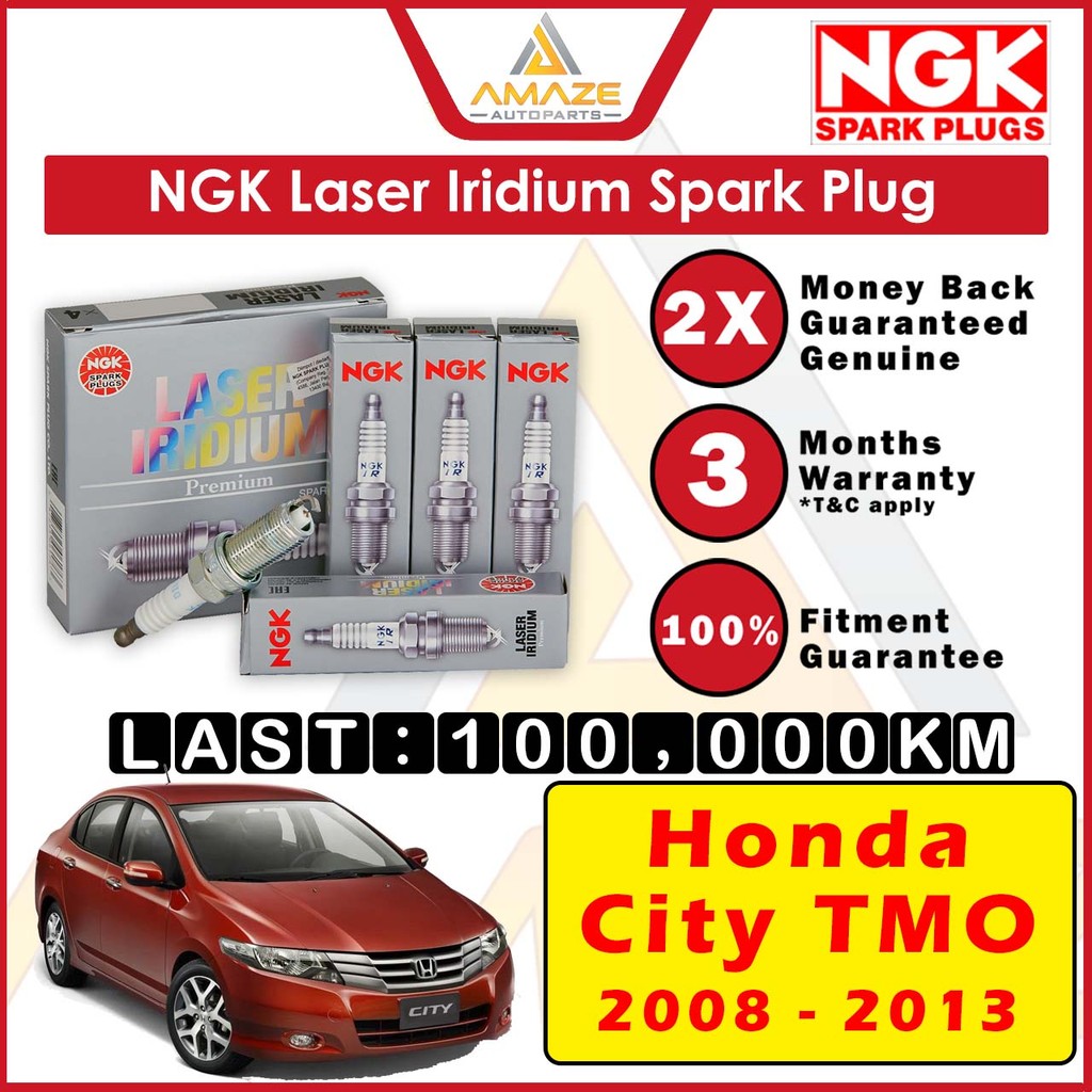 NGK Laser Iridium Spark Plug for Honda City I-VTEC TMO (2008-2013 ...
