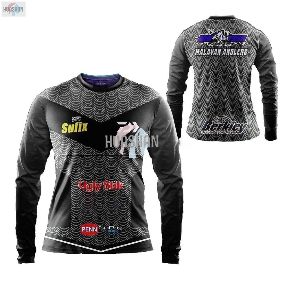 2025 New Design Baju Pancing Long Sleeve Fishing Suit Long Sleeve ...