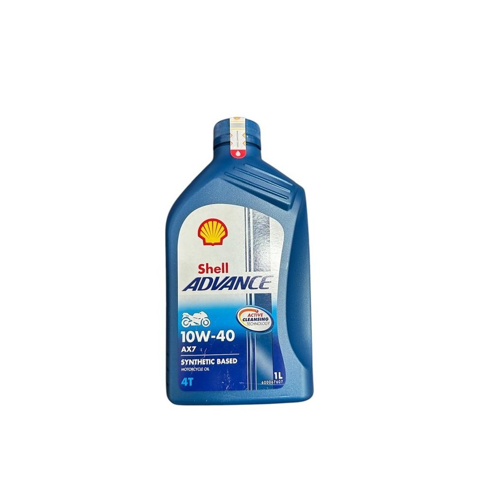 4T SHELL ADVANCE AX7 10W-40 MOTORCYCLE ENGINE OIL 100% ORIGINAL ...