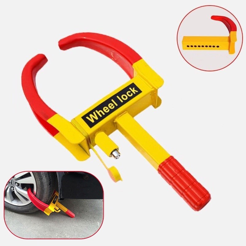 Hardened Steel Heavy Duty Car Wheel Lock anti-theft Tyre Clamp Vehicle ...