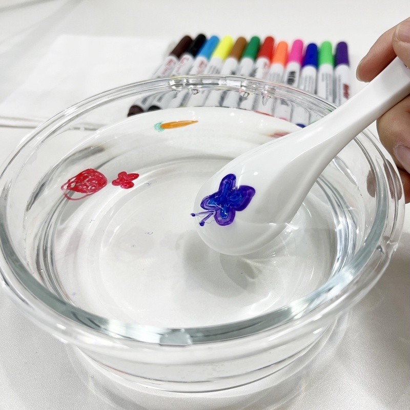 8/12 Colors Floating Pen Children Painting In Water Graffiti Pens Set ...