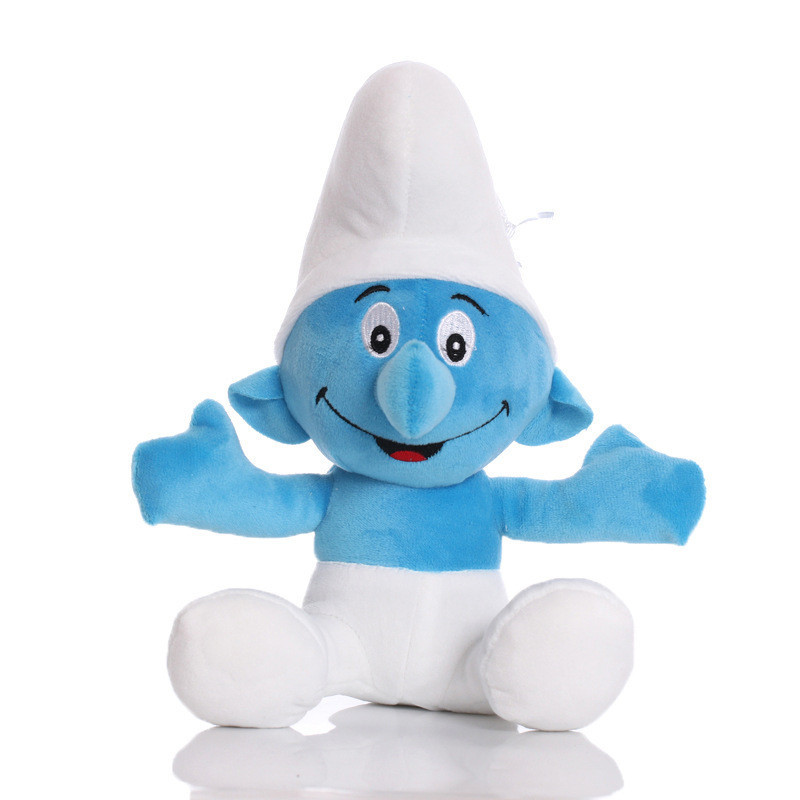 Smurf Plush The Material Doll Blue Stuffed Toy Pp Cotton Children Gift ...