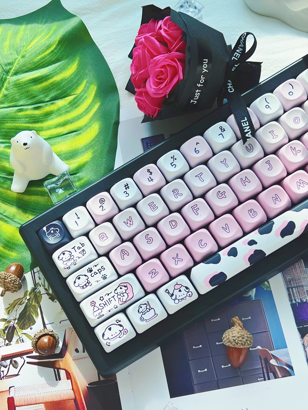 Spot Dog Keycap Similar MOA Profile PBT Five-side Dye Sublimation ...