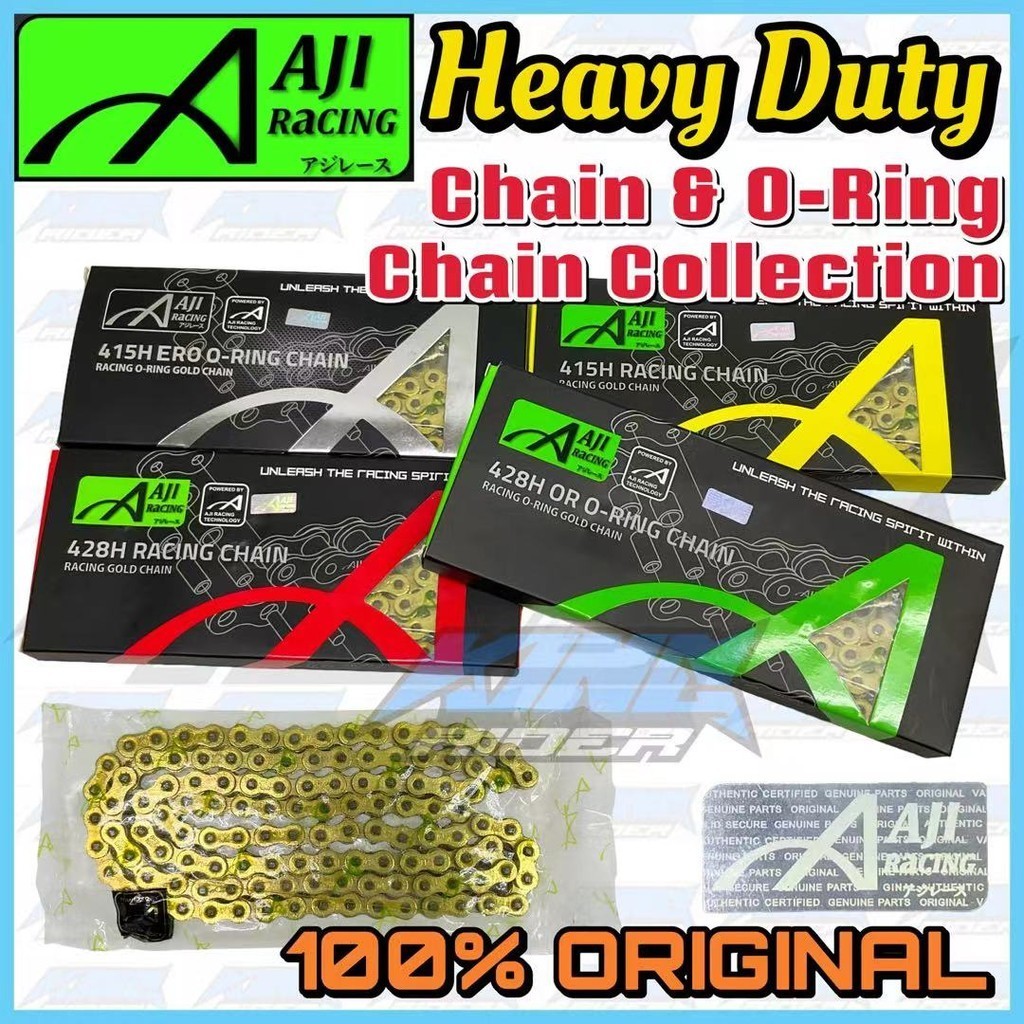 Aji Racing Rantai Motor ORIGINAL Heavy Duty Gold Chain ERO Chain OR O ...