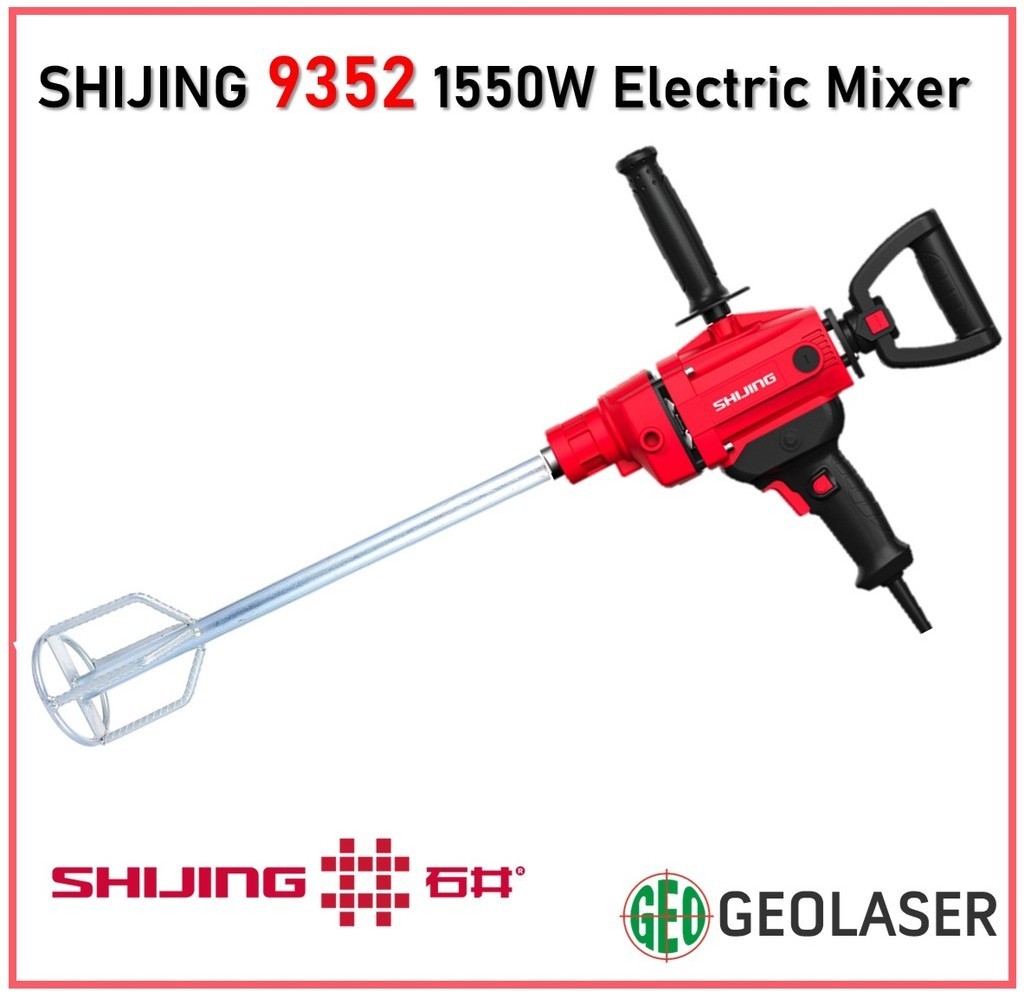 SHIJING 1550W HEAVY DUTY ELECTRIC MIXER 9352 COMPLETE WITH MIXING ROD ...