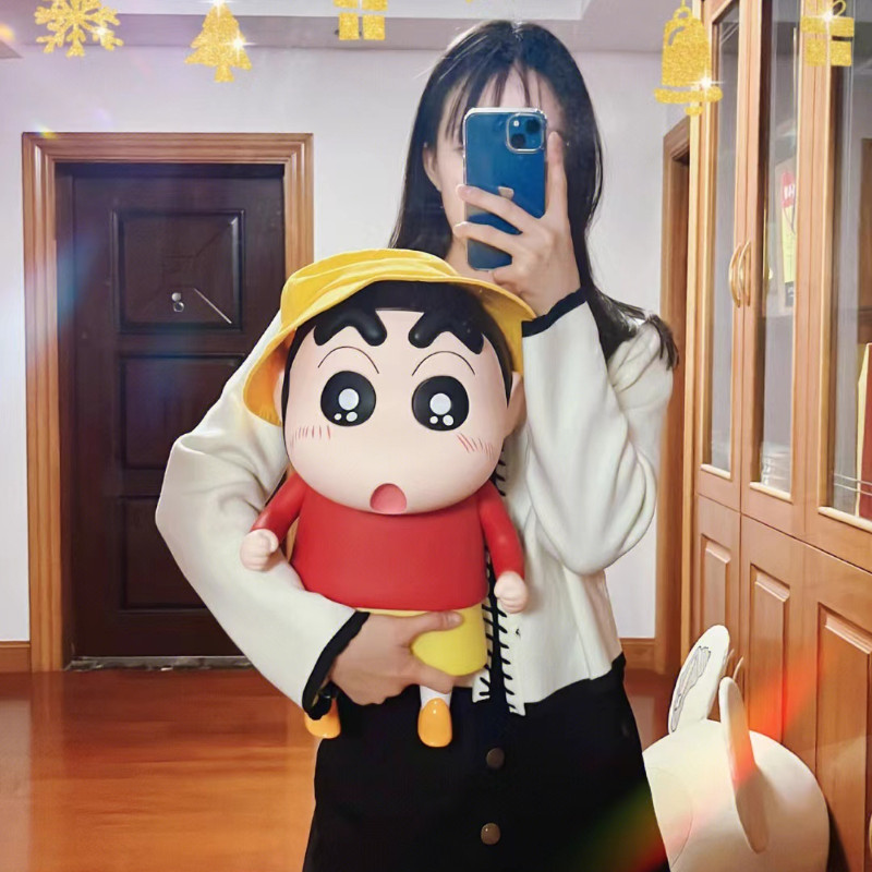 38cm Large Crayon Shin chan Handmade Series Female Gifts Anime Nohara ...