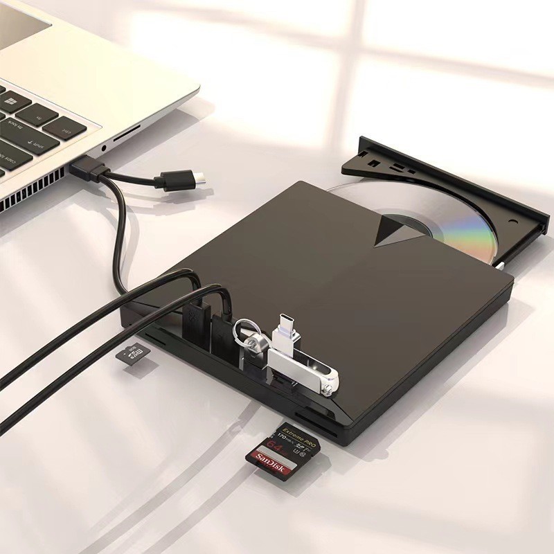 Portable External DVD Player Optical Drive DVD CD-RW Burner Driver ...