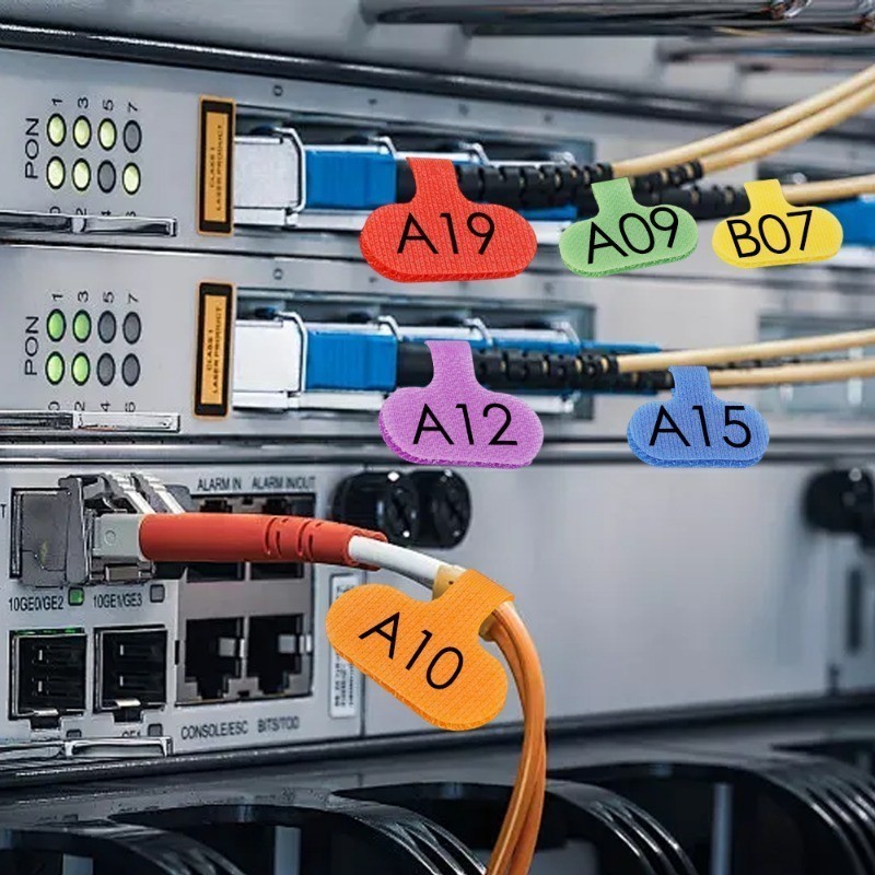 240Pcs Cable Labels Tags - Colorful Cord Label Stickers - Waterproof ...