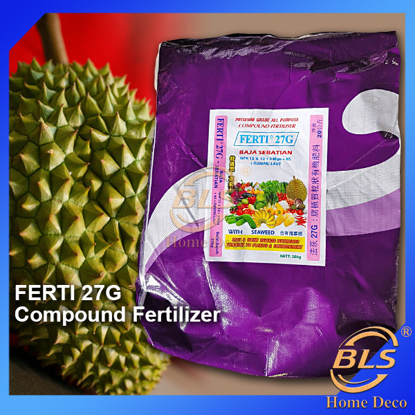 20kg FERTI 27G Compound Fertilizer Fruit King Vegetable/ Baja Sayur ...